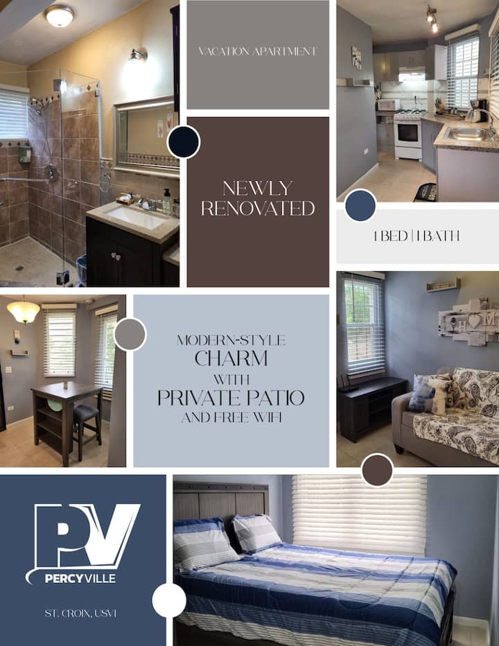 Percyvillevi - Cozy And Private 1-bdrm - Saint Croix