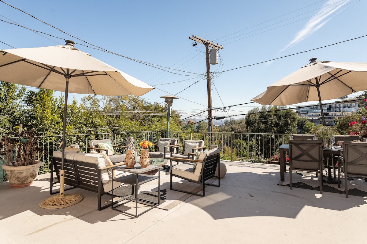 Vistas a Hollywood Hills Guesthouse y patio privado - Casas de ...