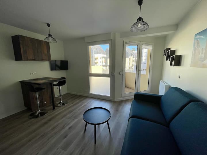 Studio Neuf, Plage De Trestraou à Perros Guirec - Perros-Guirec