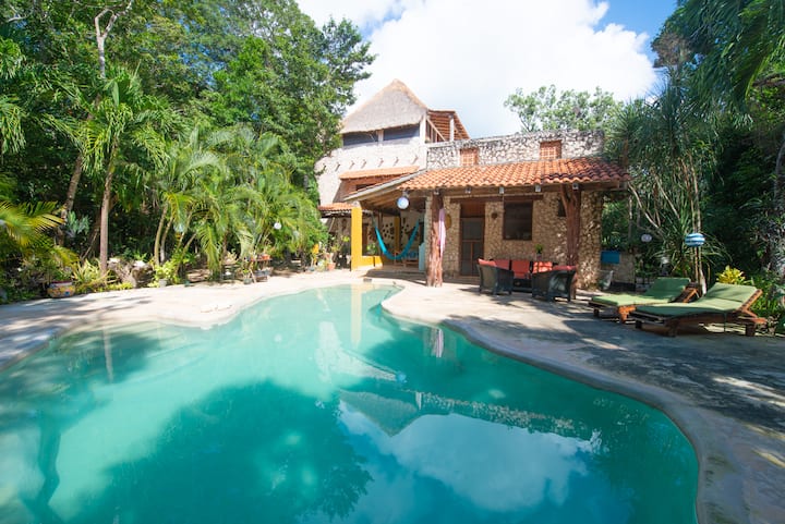 Best Place For Retreat/family Trip At Mayan Jungle - Akumal