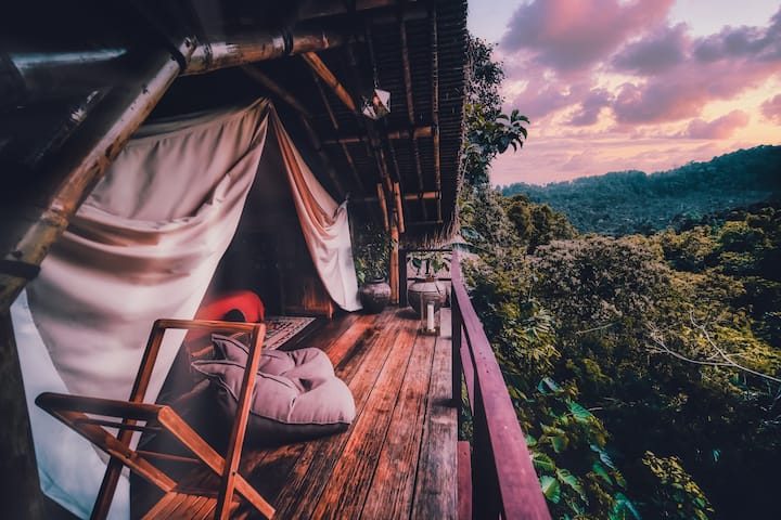 Deluxe Tent W/ Mountain View | Boutique Eco Lodge - Munduk