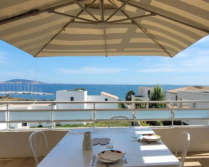 Seaside Meze Vue Magnifique Sur L'étang De Thau - Mèze