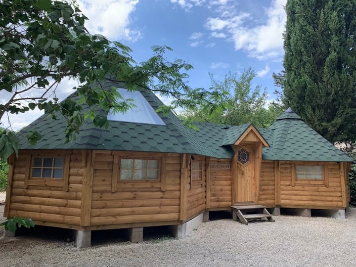 Kota Finlandais Avec Jacuzzi Privé - Vidauban