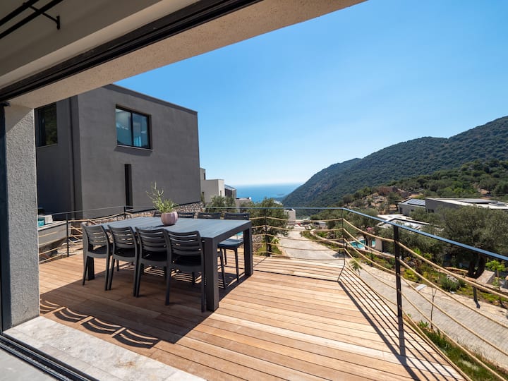 Best Nature & Sea View Jacuzzi | Villa Rhodia Lux! - Kaş