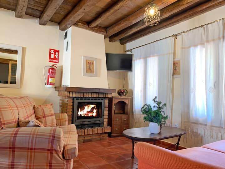 Casa Rural Con Jardín, Barbacoa Y Chimenea - Rascafría