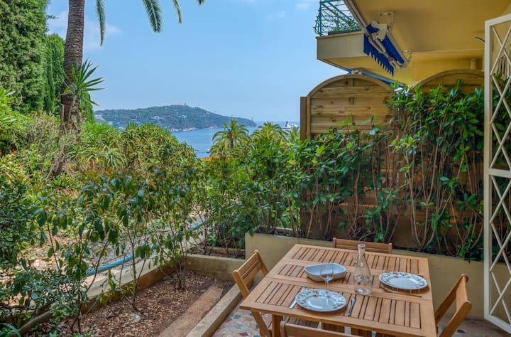 Spacieux 2 Pièces, Jardin Vue Mer, Elégant, Wifi - ヴィルフランシュ=シュル=メール