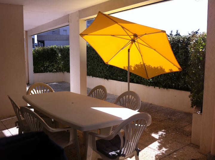 Appart 3* Proche Mer Avec Grande Terrasse - Châtelaillon-Plage