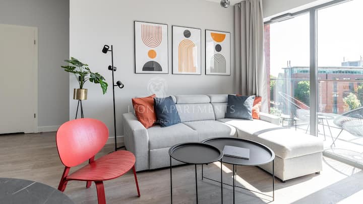 Apartment On The Top Floor With Parking_c57 - Gdansk