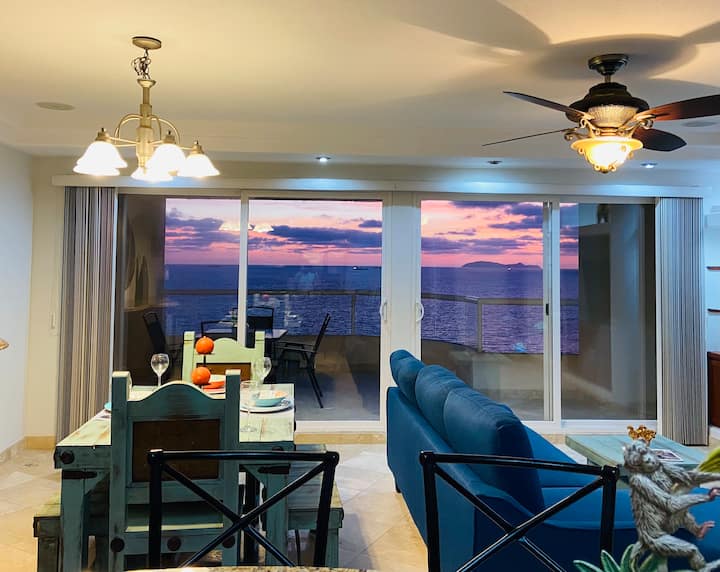 Ocean-front Condo 2br/2ba On The 10th Floor - Rosarito