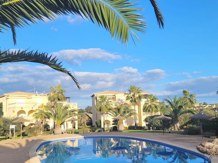 Schöne Wohnung Mit Garten Und Pool - Majorque