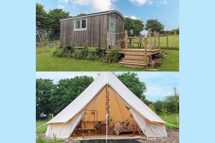 Delightful Shepherd's Hut And Bell Tent For Four - Portreath