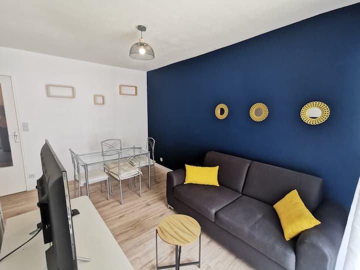 Studio Meublé Lumineux De 31m2,  Parking Privé. - Châtellerault