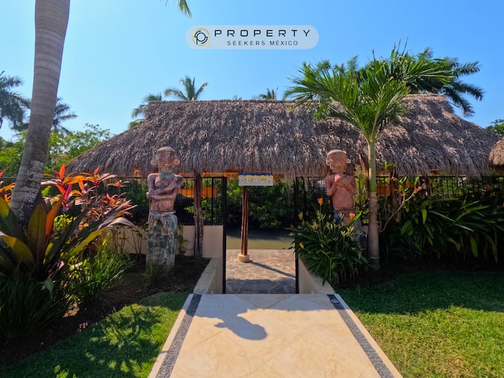 Villa With Full Staff, 7 Rooms, Pool And Gym - Nuevo Vallarta