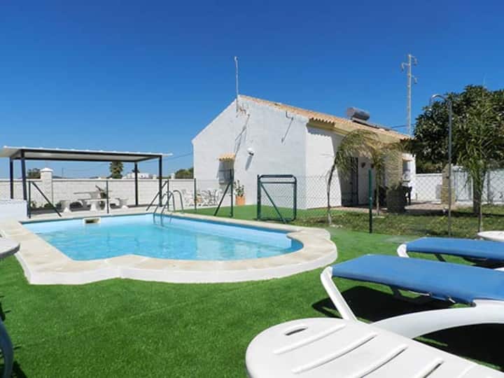 Chalet Con Piscina Y Jardín Privados En El Palmar - El Palmar de Vejer