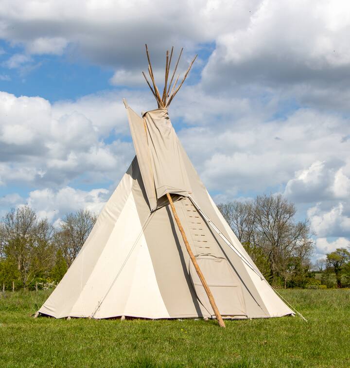 Be Wilder Camps- Traditional Tipi Quad - Shepton Mallet
