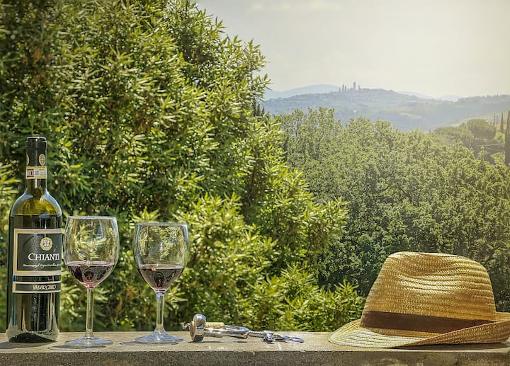 Comfort And View Near San Gimignano - Loggiato - San Gimignano