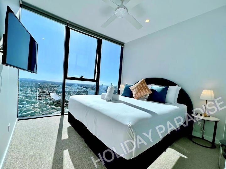 *Luxury S Casino Apt-partial Ocean 2bdr 41f Netflx - Broadbeach