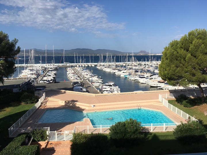 F2, Grand Balcon Avec Magnifique Vue  Mer+piscine - Saint-Raphaël