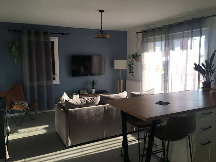 Appartement T2 Avec Terrasse Et Parking Gratuit - Pays basque français