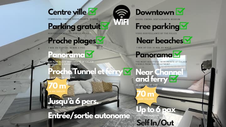 Les Paddocks Du Dock I - Appart Tout Confort - ibis Calais Car Ferry