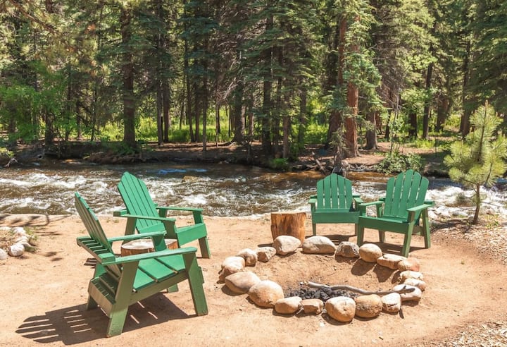 Original Rmnp Riverfront Cabin - Little Twig - Estes Park, CO