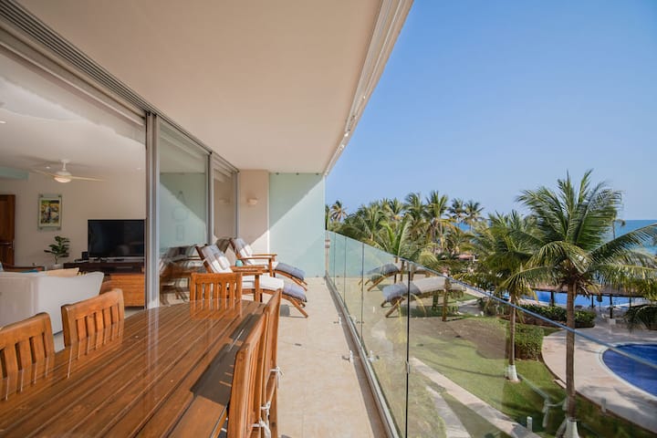 Elegante Departamento Frente Al Mar En Ixtapa - Zihuatanejo