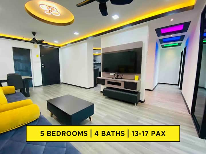 Bukit Bintang 13pax-17pax 5br - Kepong