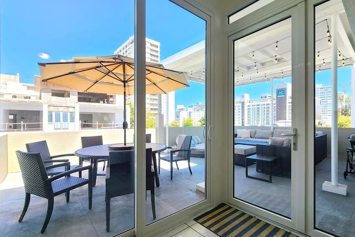 Penthouse W/ Huge Terrace In Heart Of Condado - San Juan