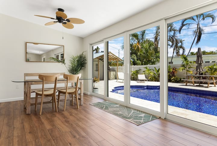 Lrg 4brd, Salt Pool, Amazing Beach Neighborhood! - Deerfield Beach, FL