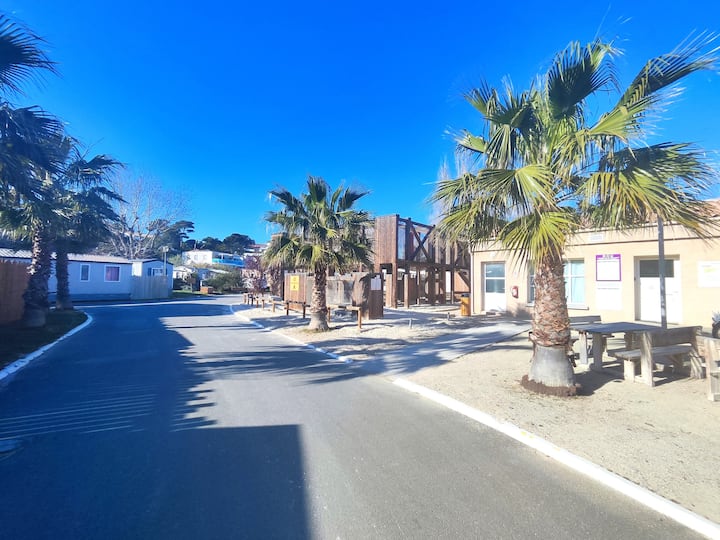 Mobil Home Luxe Camping 4*narbonne Plage - Gruissan