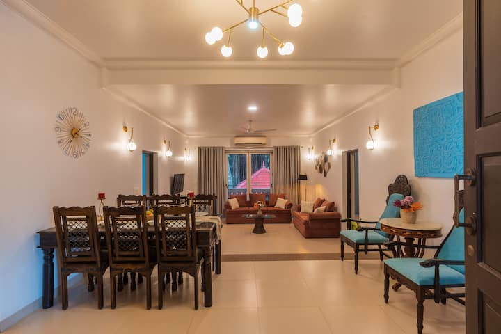 Luxurious 3bhk Apartment In Candolim | Near Beach - Goa