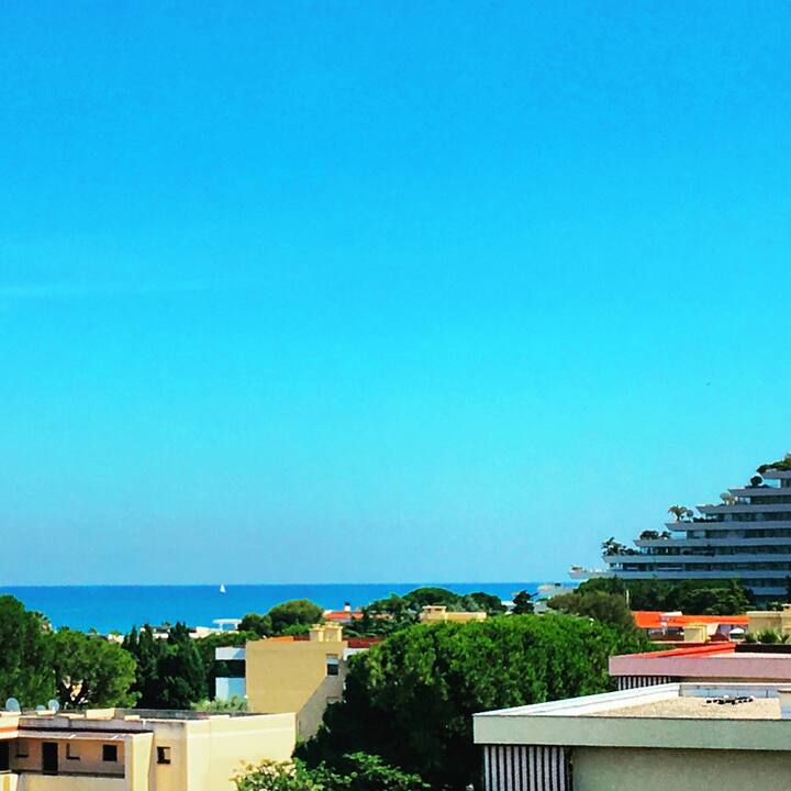 Appartement 6 Pers Vue Mer - Villeneuve-Loubet