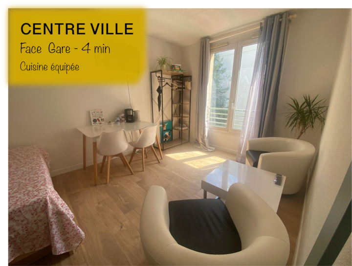 Studio En Face De La Gare - Centre Ville - Poitiers