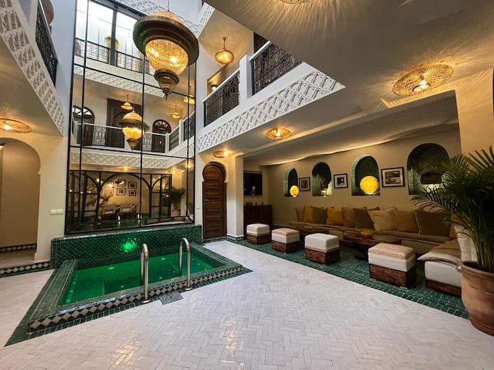 Dar ÉMeraude Privatisé Spa Jacuzzi-hammam-massage - Marrakesh