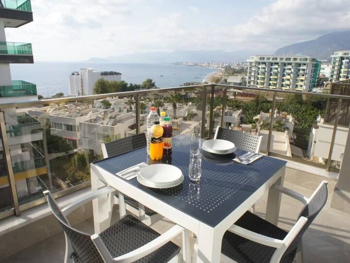 Appartement Neuf Vue Mer Montagne Ville Et Piscine - Mahmutlar