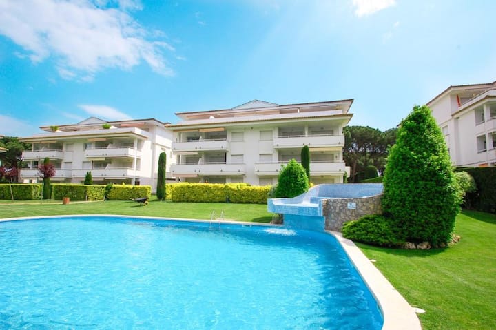 Apartamento Con Piscina En Playa De Pals ( Con Ac) - Peratallada