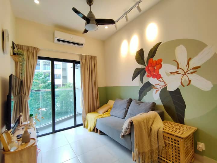 Cozy Ins Design 4pax 5min Drive To Desa Park City - Sungai Buloh