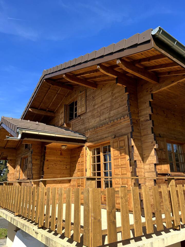 Chalet Authentique, Très Belle Vue à 5 Min Du Lac - Thonon-les-Bains