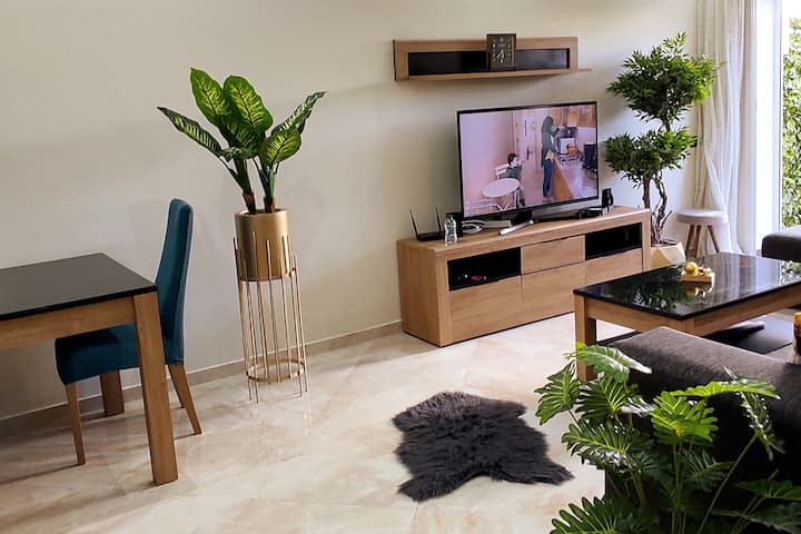 Superbe Appartement Avec Vue Piscine, Jardin Privé - Bouznika