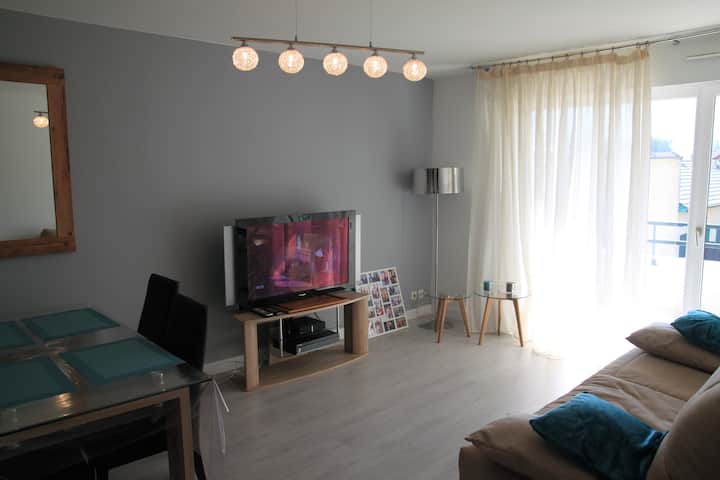 Appart. T2 ***  Terrasse Plein Sud Parking Privé - Annecy