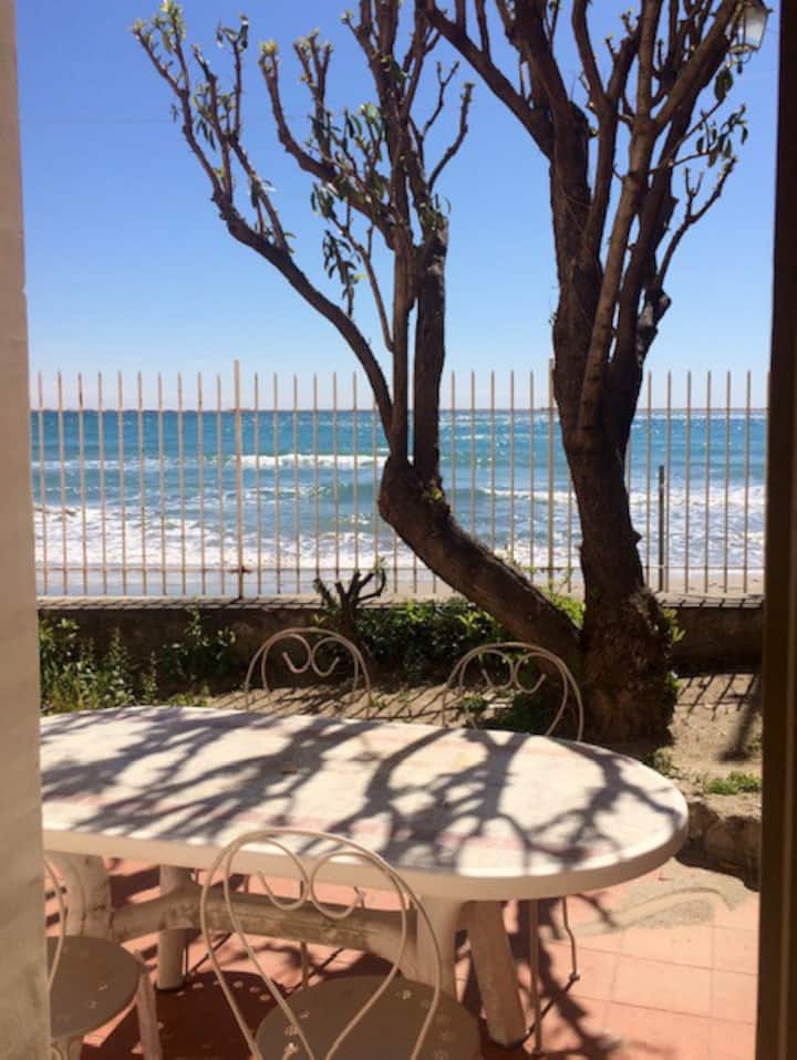 Casa Con Giardino Sulla Spiaggia Di Alassio - Alassio