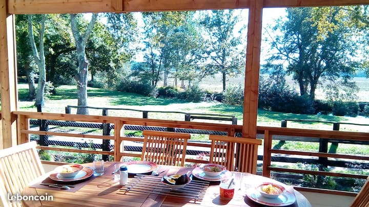 Cottage Landes 4 Personnes - Piscine Chauffée - Soustons