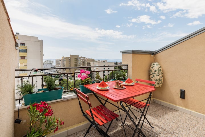 Happy Apartman + Balcony - Split