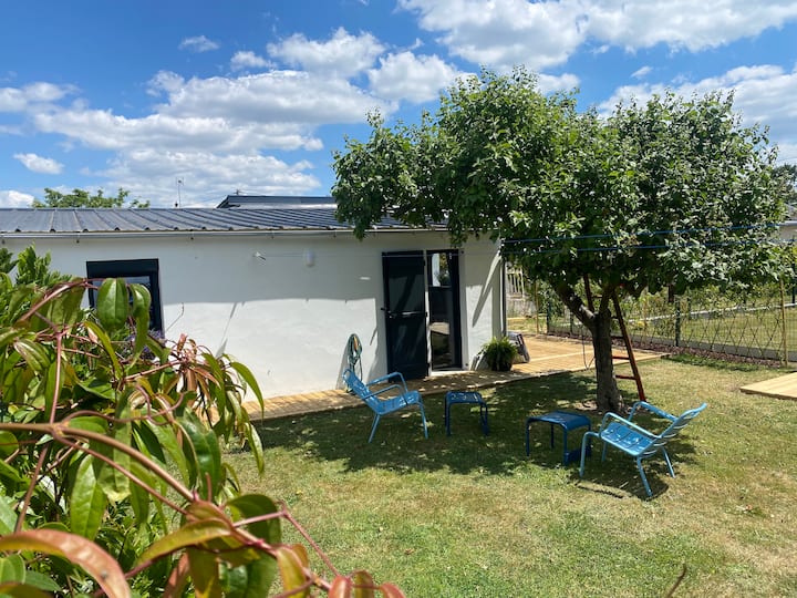 Maison Au Sud, Jardin Ombragé à 2 Pas De La Plage - Loire-Atlantique
