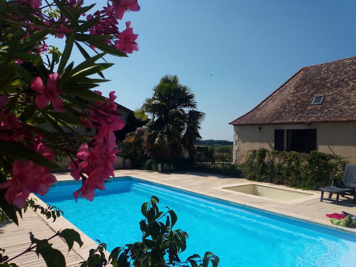 Maison Atypique Charme Piscine, Nature En Dordogne - Bergerac
