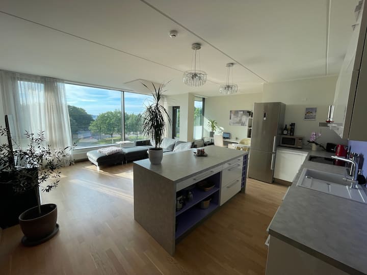 Stunning Sunsets Of Tallinn In Spacious Apartment - Tallin