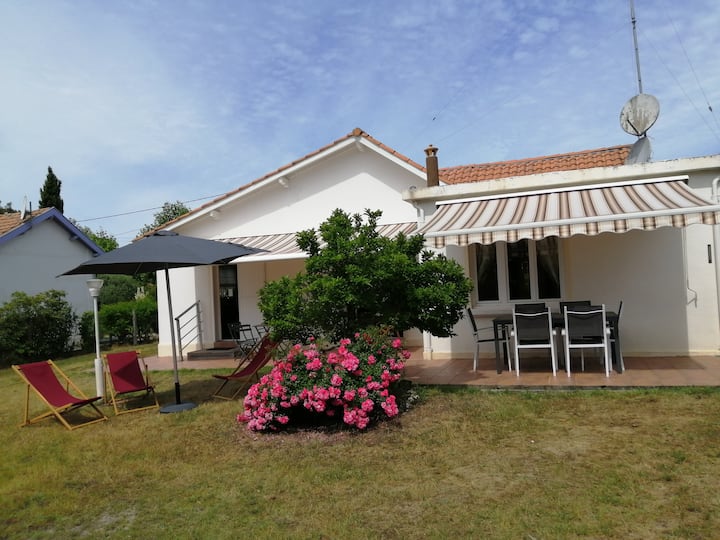 Maison Chaleureuse Au Coeur Du Bassin D’arcachon - Lanton