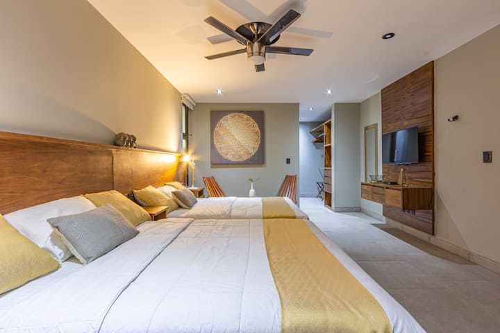 It Resicences 2 Br W/ Terrace 4 Min From Beach - Playa del Carmen