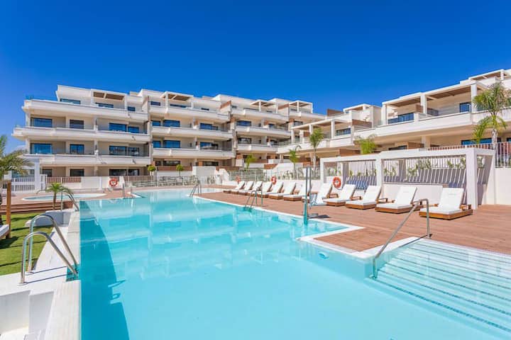 The Lotus Experience 2 Apto Moderno En Resort - Costa del Sol