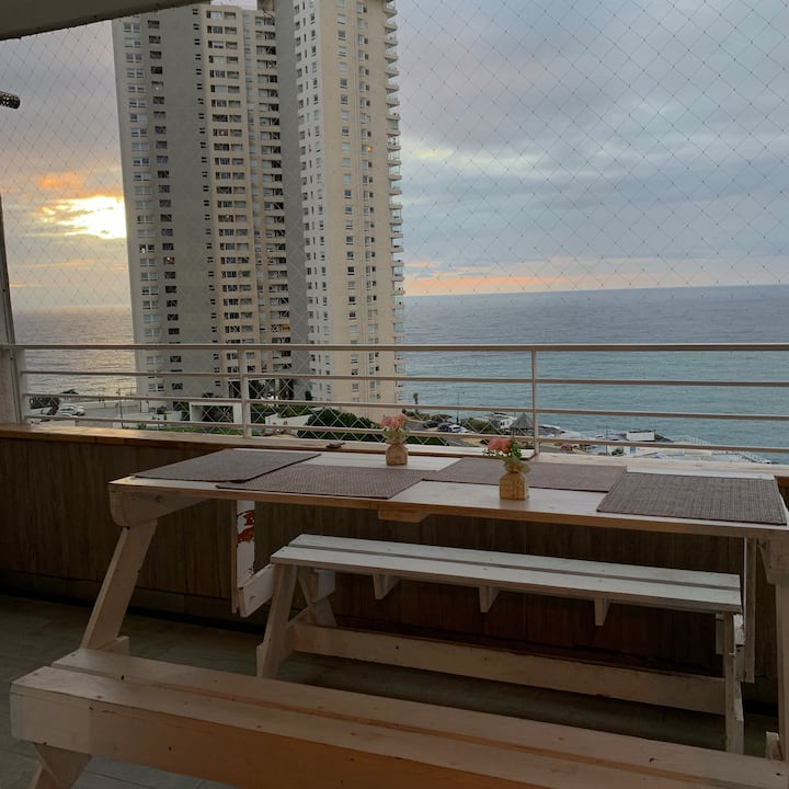 Hermoso Departamento Con Vista Al Mar En Concon - Concón